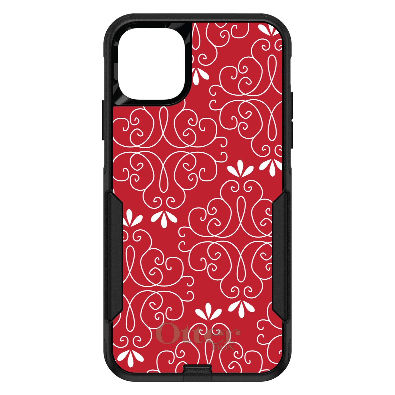OtterBox Commuter For Apple IPhone Pick Model Dark Red White Floral
