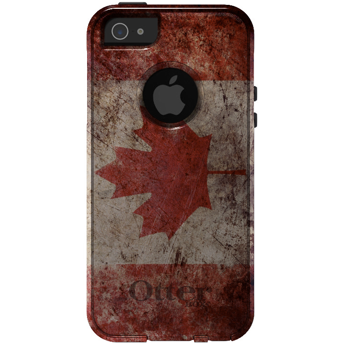 OtterBox Commuter for Apple iPhone (Pick Model) Canadian Flag Old ...