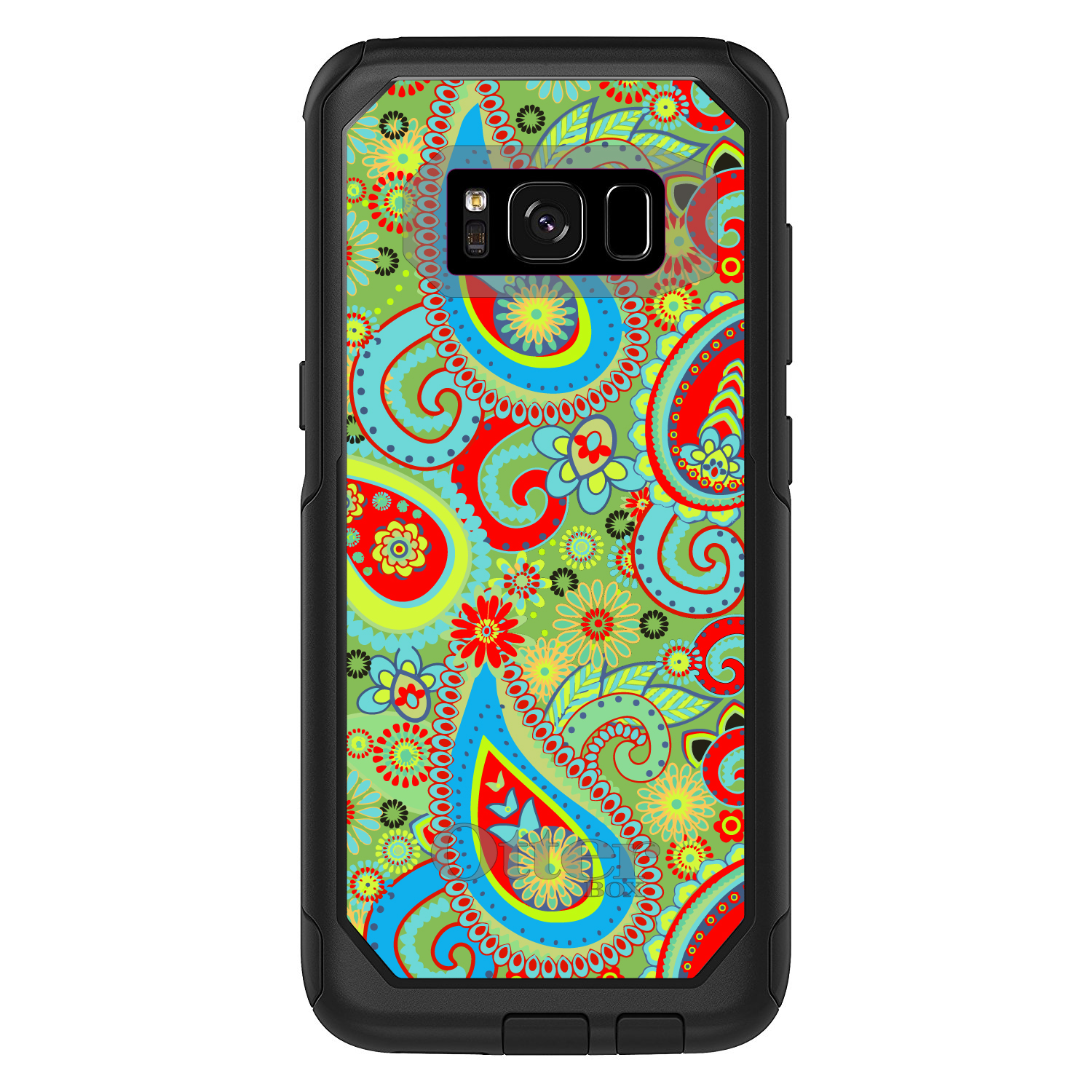 OtterBox Commuter for Galaxy S (Choose Model) Green Red Blue Paisley | eBay
