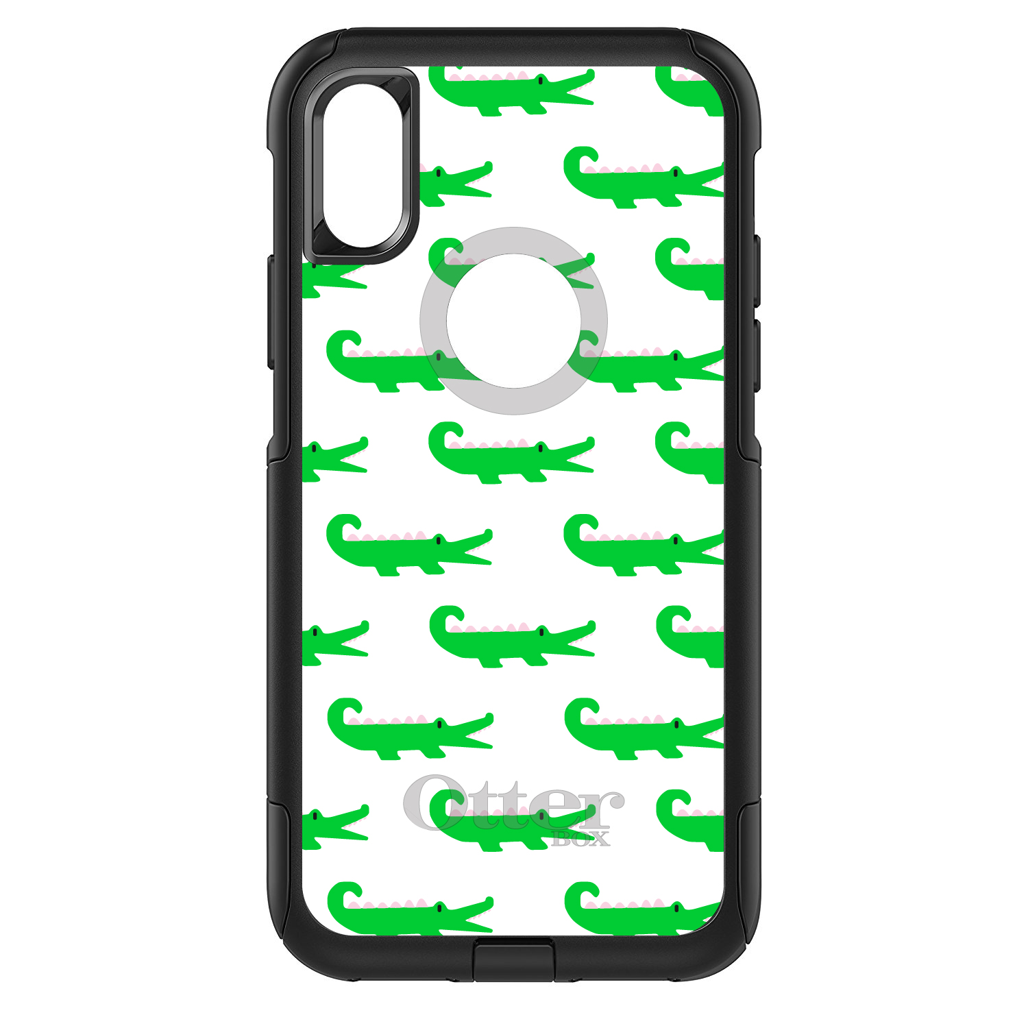 OtterBox Commuter for Apple iPhone (Pick Model) Green White Alligators ...