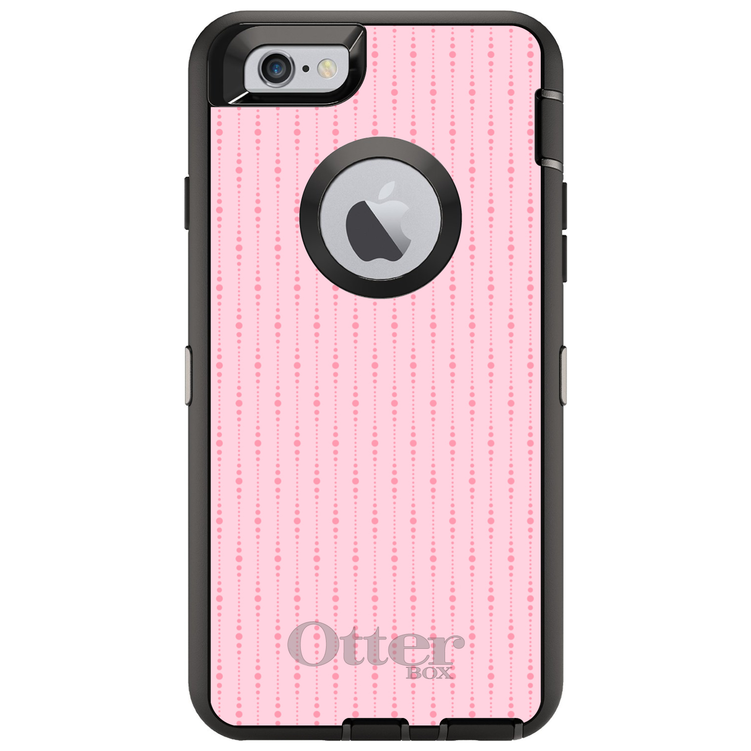 OtterBox Defender for iPhone / Samsung Galaxy - Pink Dot Line Pattern ...