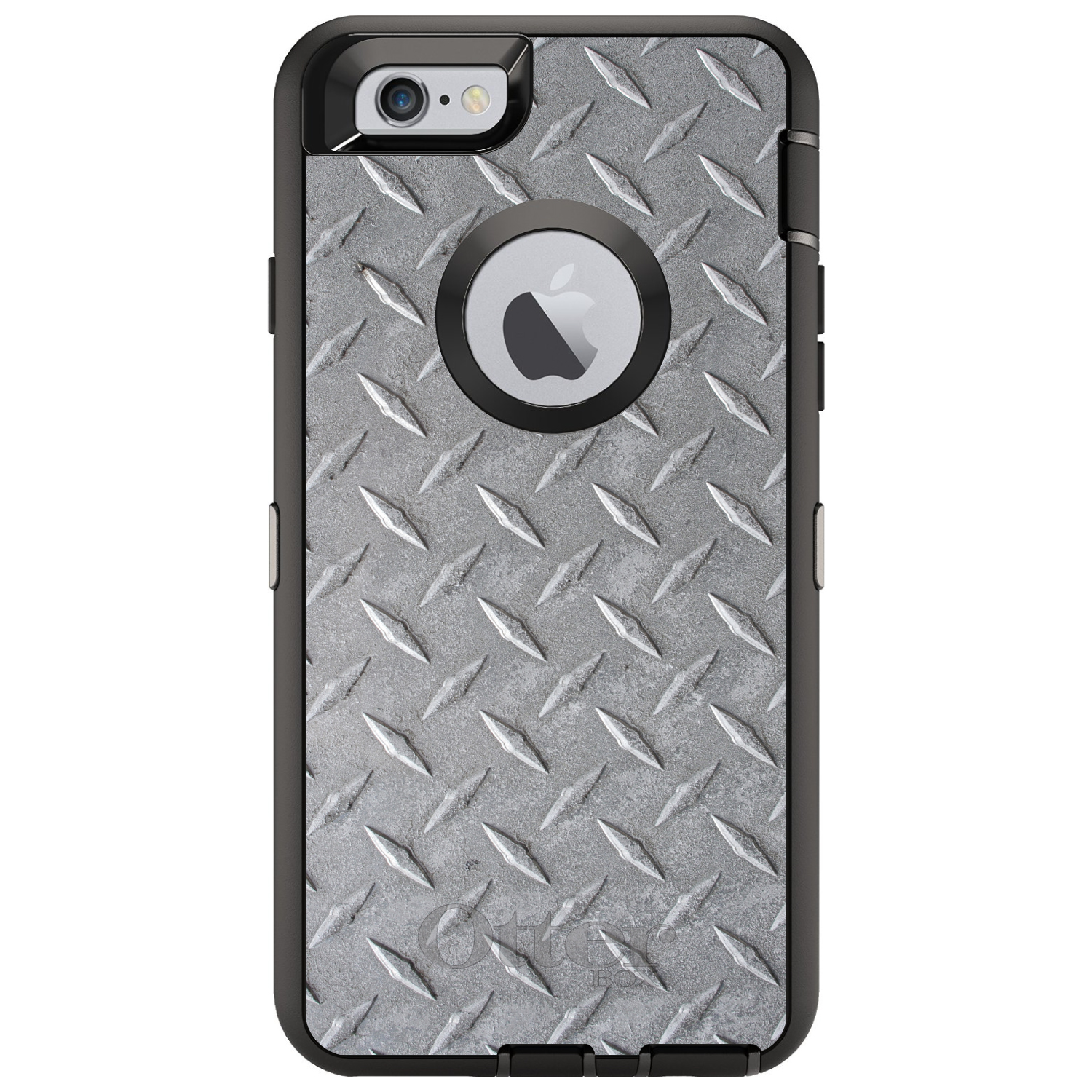 OtterBox Defender for iPhone / Samsung Galaxy - Grey Diamond Plate ...