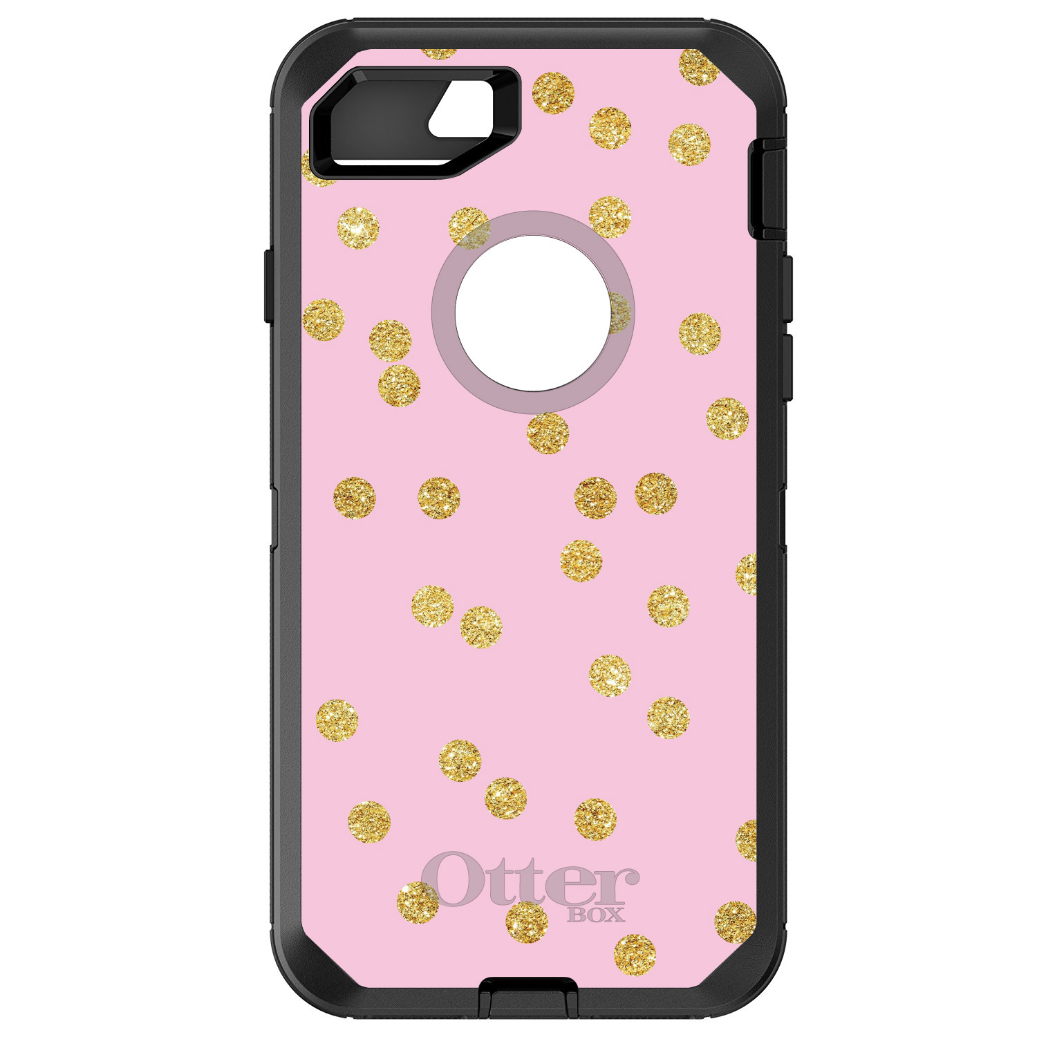 OtterBox Defender for iPhone / Samsung Galaxy - Pink & Gold PrintPolka ...