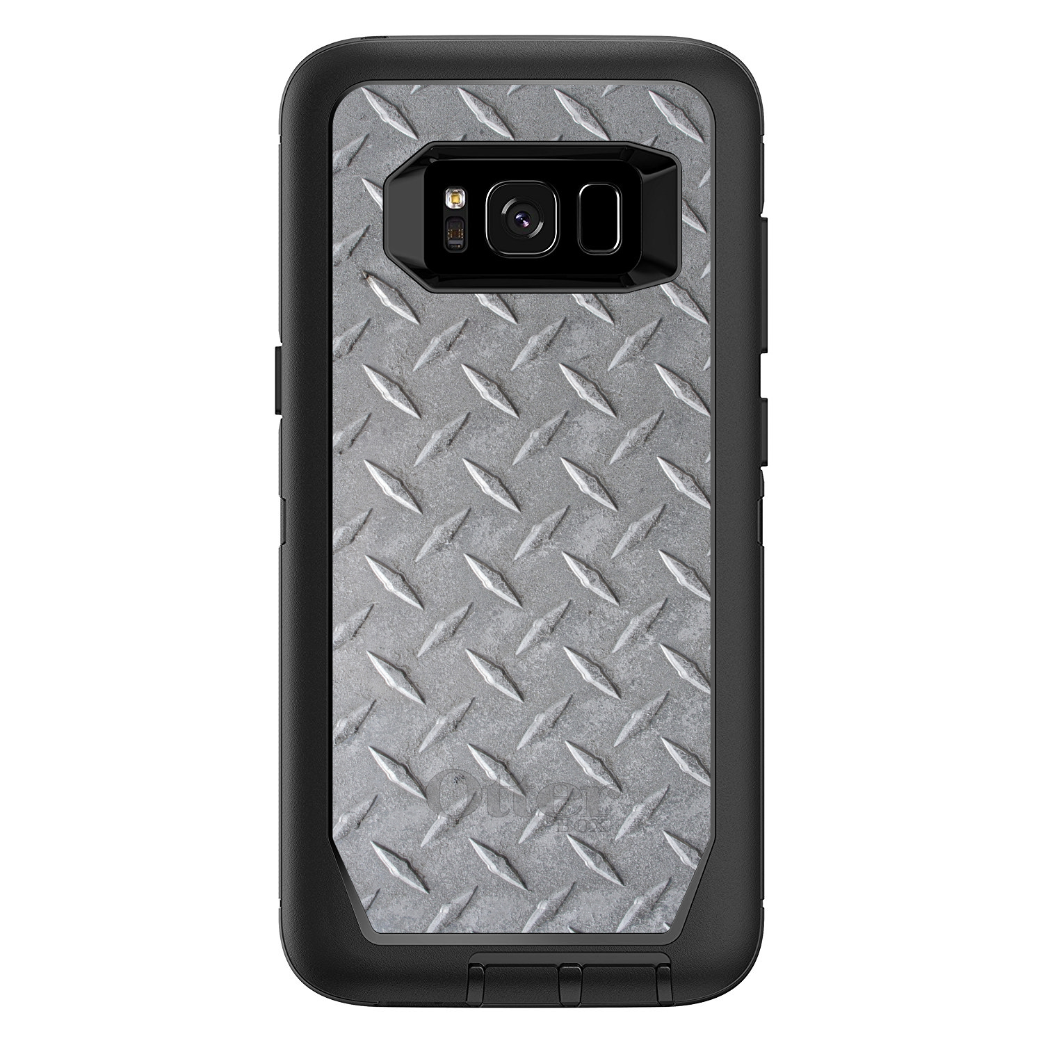 OtterBox Defender for Galaxy S (Choose Model) Grey Diamond Plate Steel ...