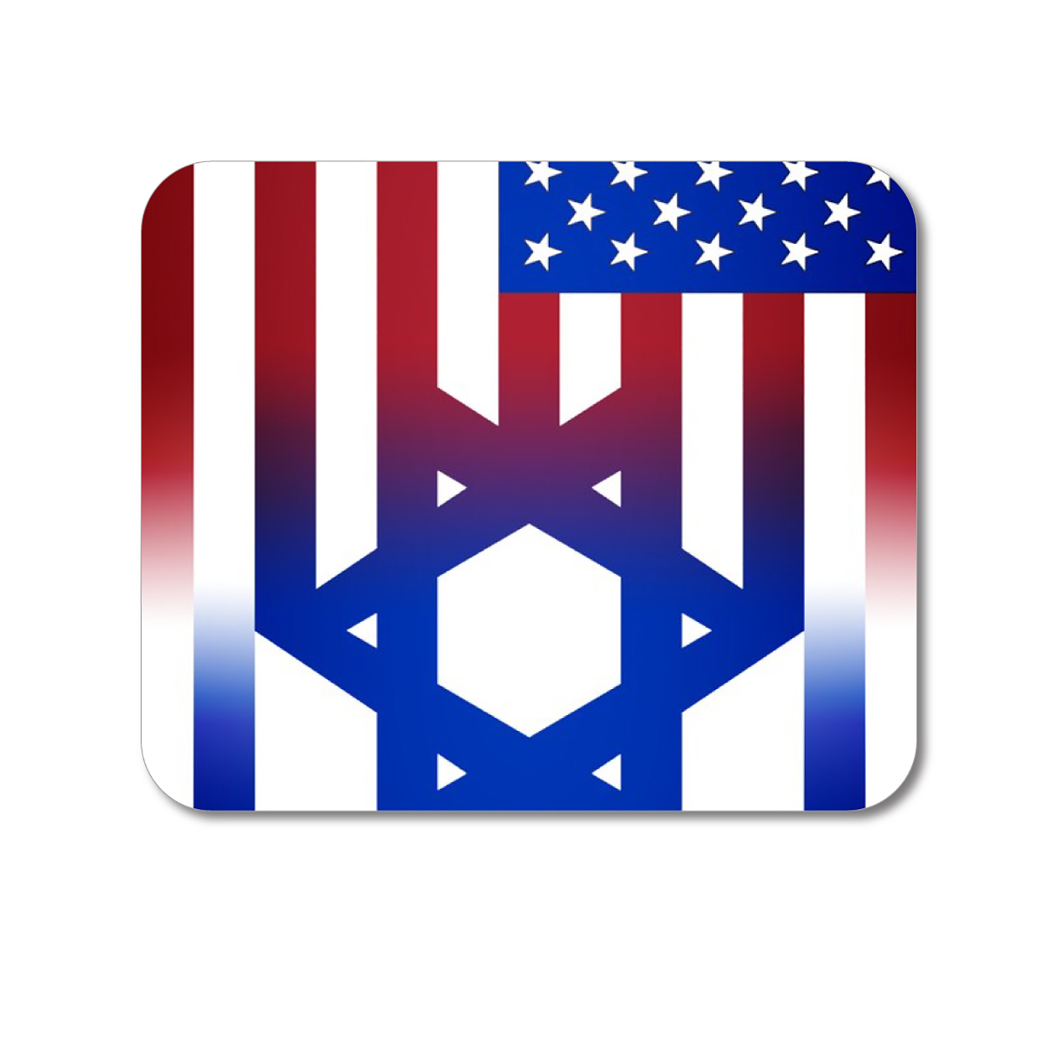 CUSTOM Mouse Pad 1/4" - US Israel Flag Combined - Ships from USA | eBay
